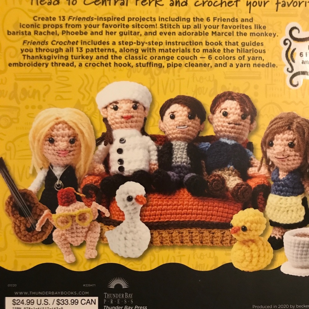 Nib Friends Crochet Tv Shows Series - Gem